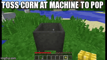 [1.8] One Command - Grow-able Corn and Edible Popcorn V4 Minecraft Map